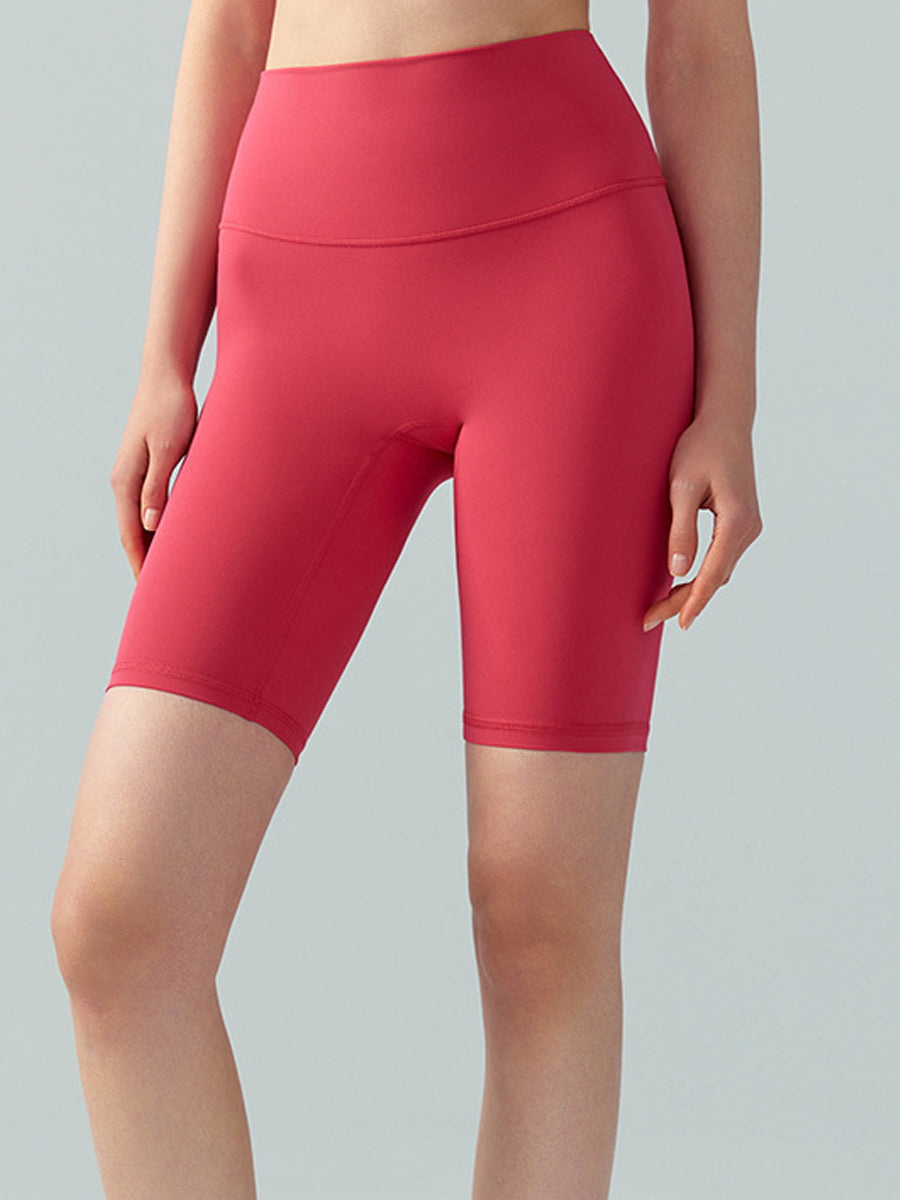Lycra Bare-Fit High-Waist Peach-Butt Bike Shorts – Kibra Athleisure Brand